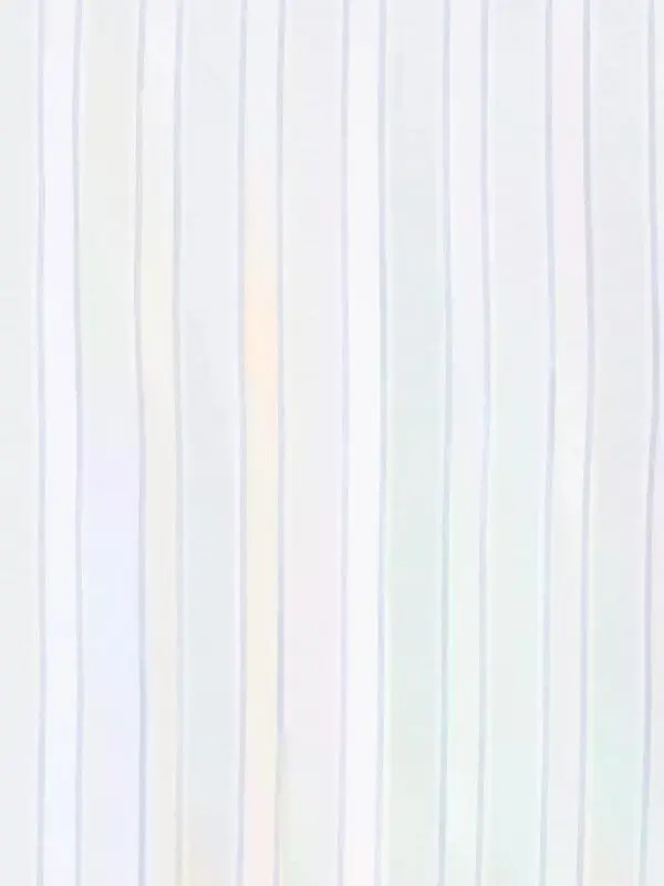 MC2 SAINT BARTH Striped Tasselled Beach Towel - White