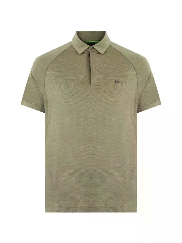 BOSS Raglan-sleeve Polo Shirt - Green