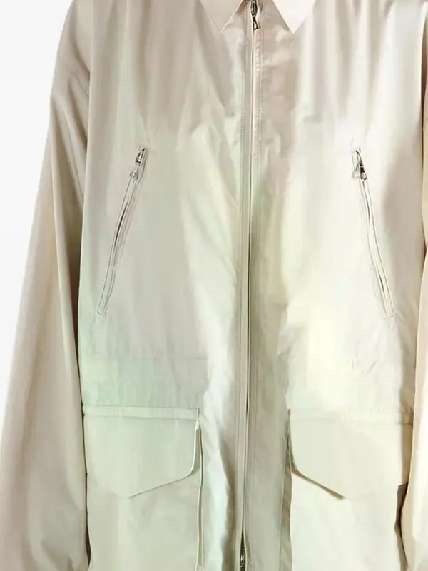 RIER Multi-pocket Zip-up Coat - Neutrals