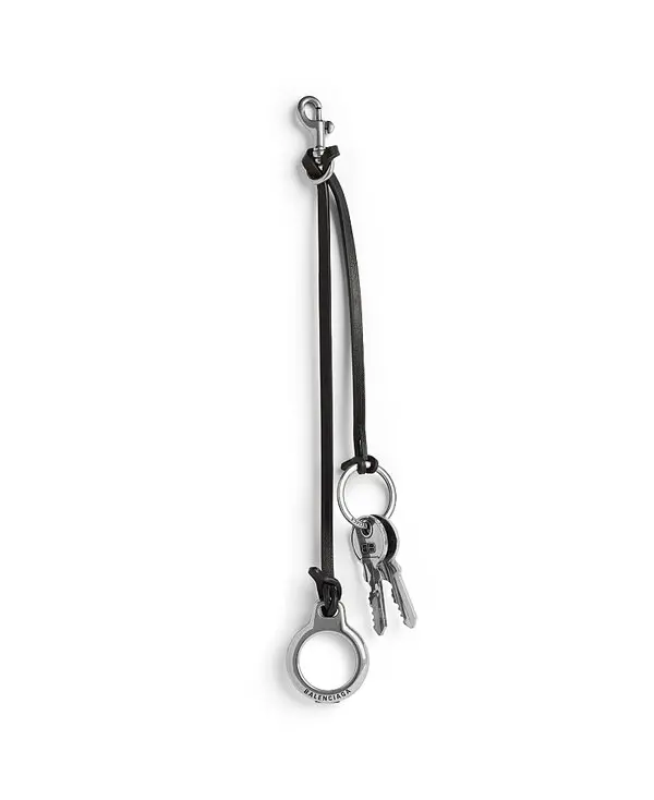 Balenciaga Charm/keychain Subway Compatible Airtag Keys - Black