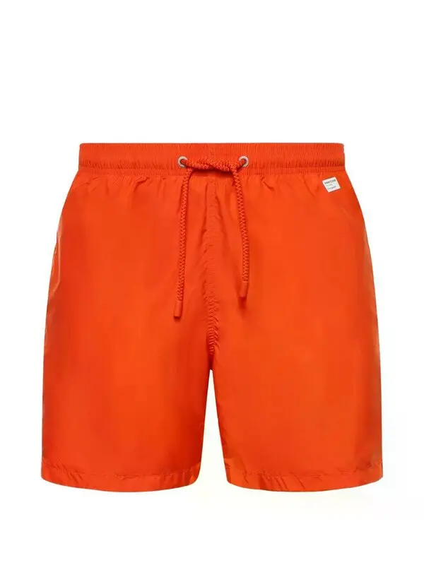MC2 SAINT BARTH Logo-patch Swim Shorts - Orange