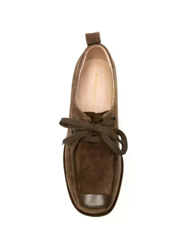 ADRIANNA FERETTI Suede Derby Shoes