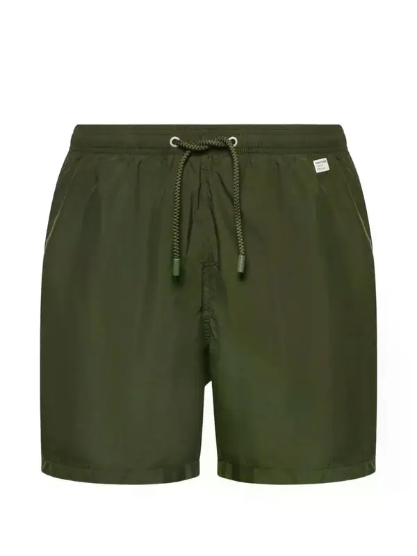 MC2 SAINT BARTH Logo-patch Swim Shorts - Green