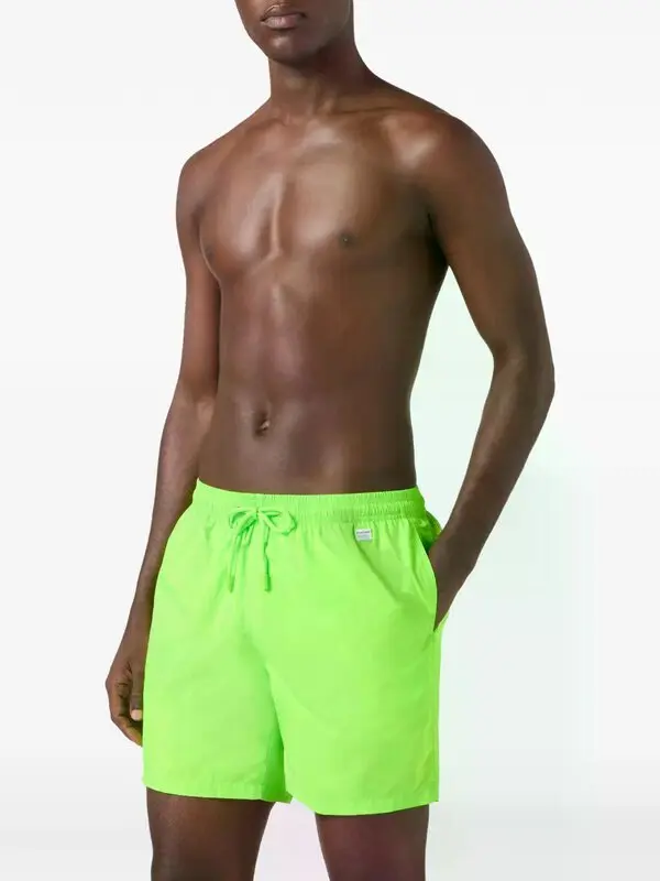 MC2 SAINT BARTH Logo-patch Swim Shorts - Green