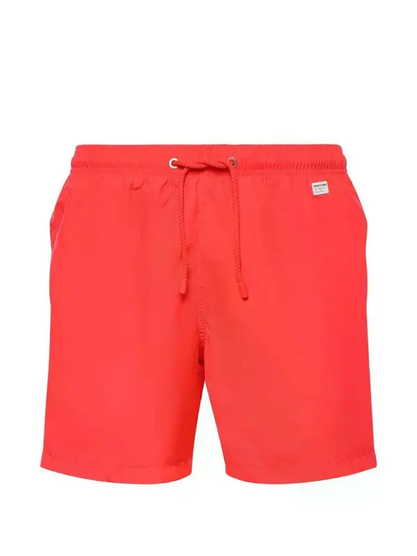 MC2 SAINT BARTH Drawstring-waist Swim Shorts - Red