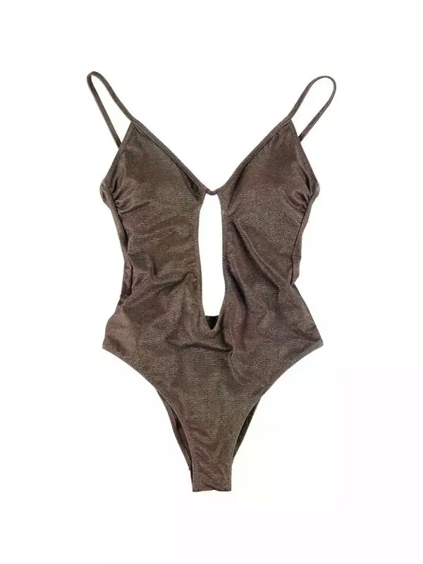 MATINEE Lilly Cut-out One-piece Swimsuit - Brown