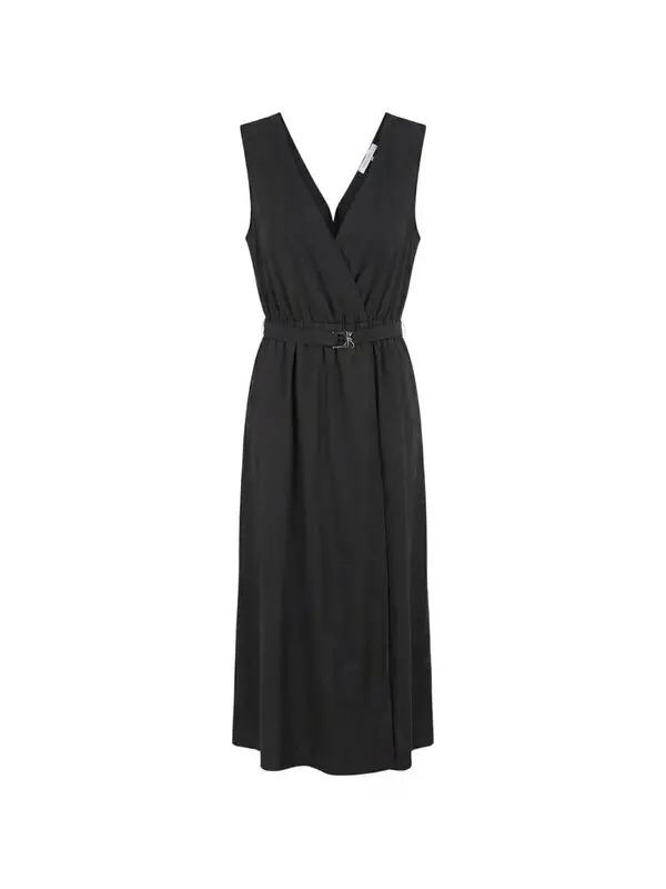 Patrizia Pepe Belted Wrap-design Midi Dress