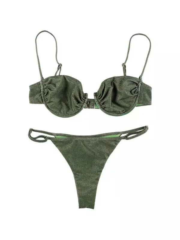 MATINEE Marina Gathered Bikini - Green