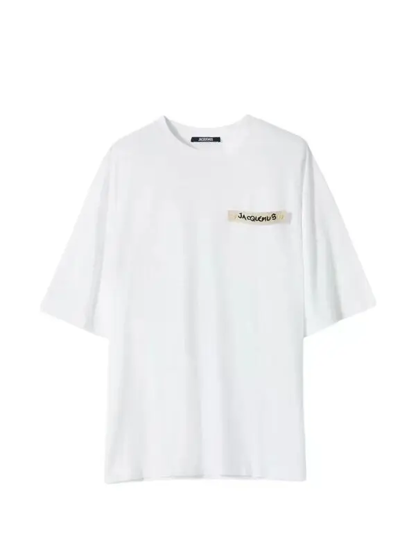 Jacquemus The Plage Logo-patch T-shirt - White
