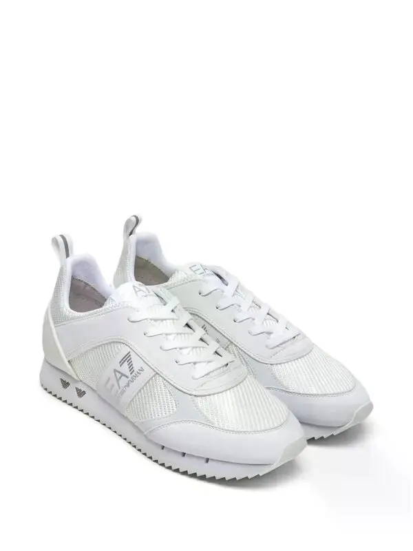 EA7 Mesh-panel Sneakers - White