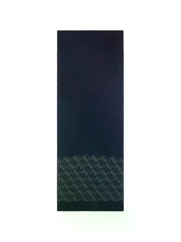 Guess Rhinestone-embellished Geometric-pattern Scarf