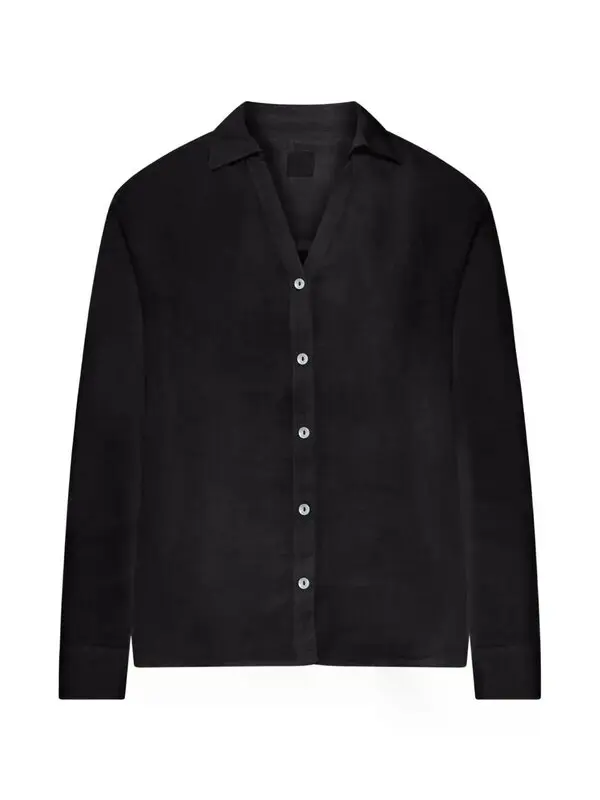 120% Lino Long-sleeve Linen Shirt