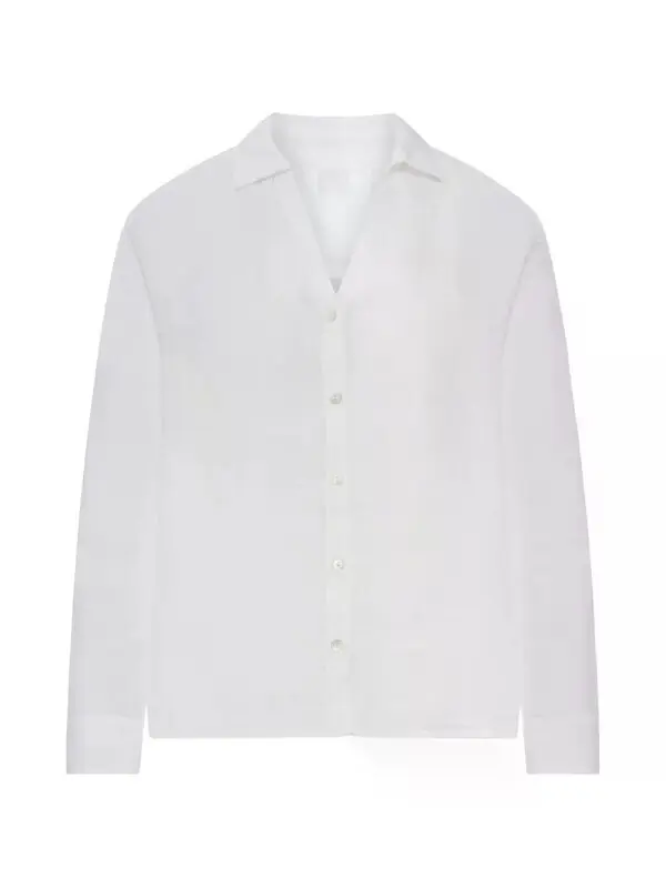 120% Lino Long-sleeve Linen Shirt