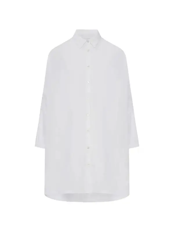 120% Lino Long-sleeve Linen Shirt