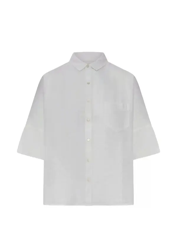 120% Lino Linen Short-sleeve Shirt