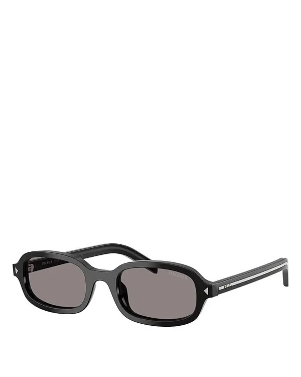 Prada Oval Sunglasses - Black