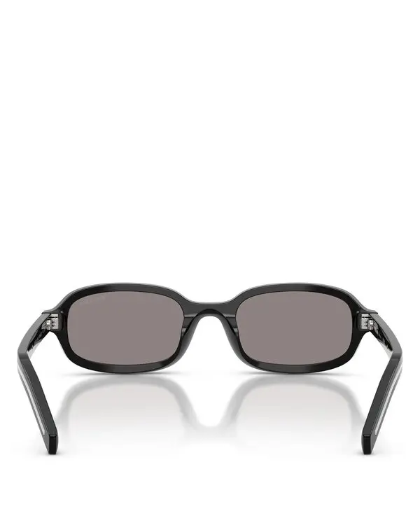 Prada Pr Oval Sunglasses, 50mm - Black