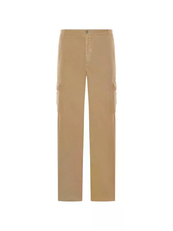 120% Lino Linen Cargo Pants