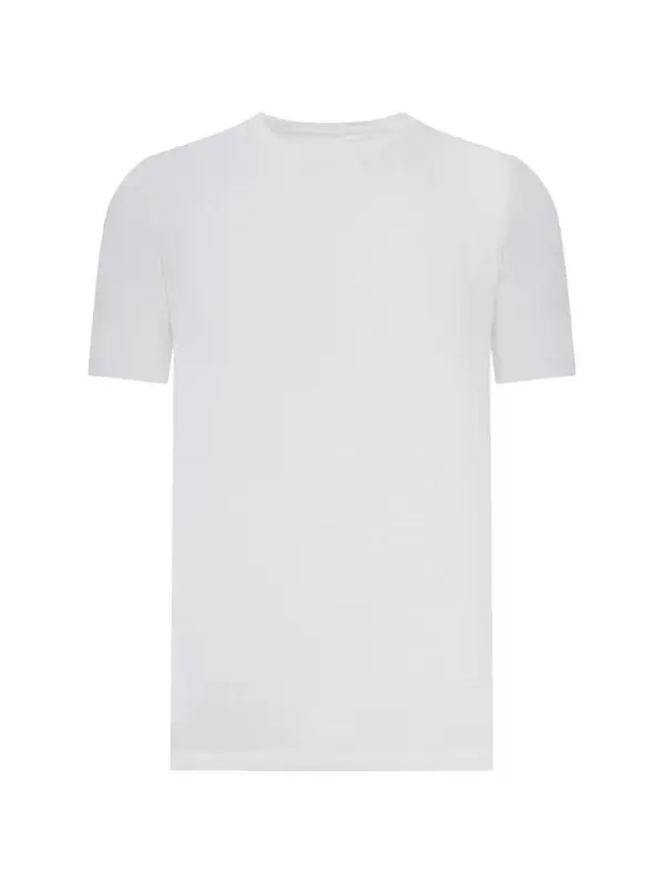 120% Lino Short-sleeve T-shirt - White