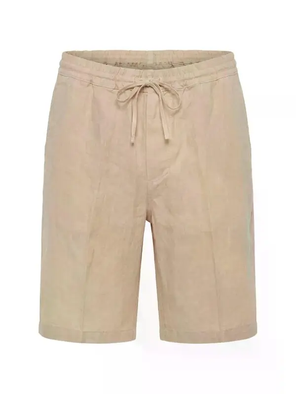 120% Lino Linen Drawstring Shorts - Neutrals