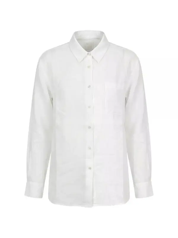 120% Lino Long-sleeve Linen Shirt