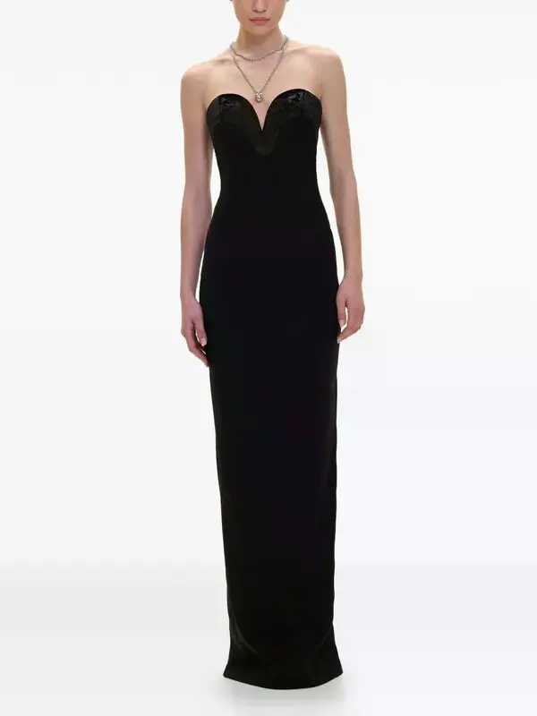 V:PM ATELIER Sindel Cape-overlay Maxi Dress