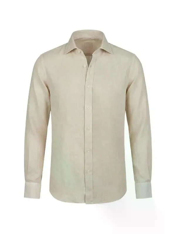 120% Lino Long-sleeve Linen Shirt