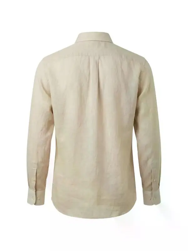 120% Lino Long-sleeve Linen Shirt