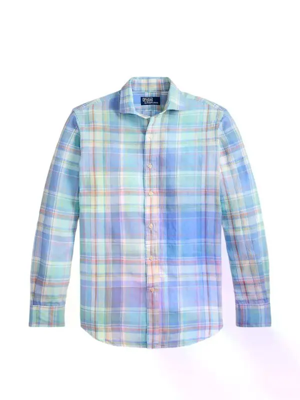 Polo Ralph Lauren Plaid-pattern Long-sleeve Shirt - Blue