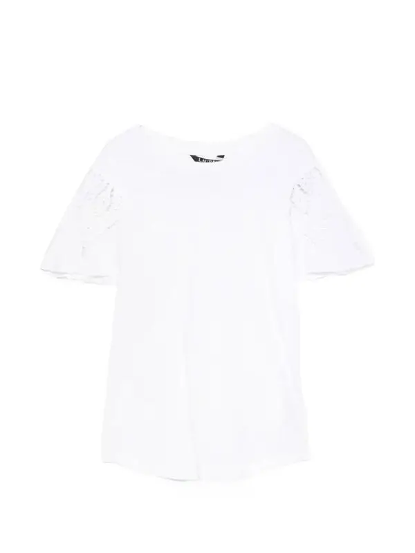 Ralph Lauren Broderie-anglaise T-shirt - White