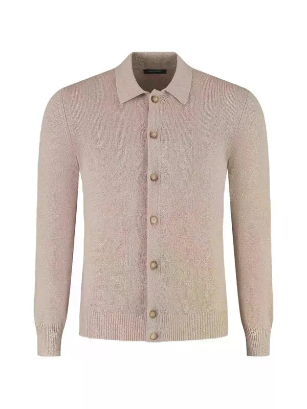 GRAN SASSO Button-down Knitted Shirt - Neutrals