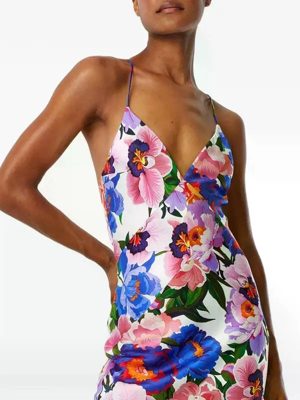 Borgo De Nor Floral-print Maxi Dress