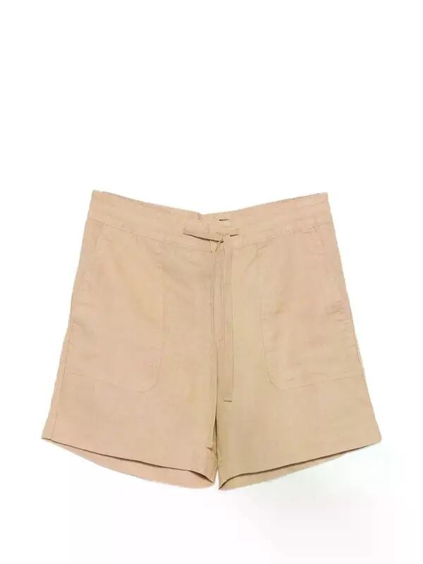 Ralph Lauren Drawstring-waist Patch-pocket Shorts - Neutrals