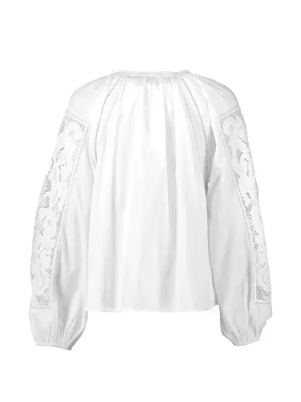 DMN PARIS Liliane Lace-insert Blouse