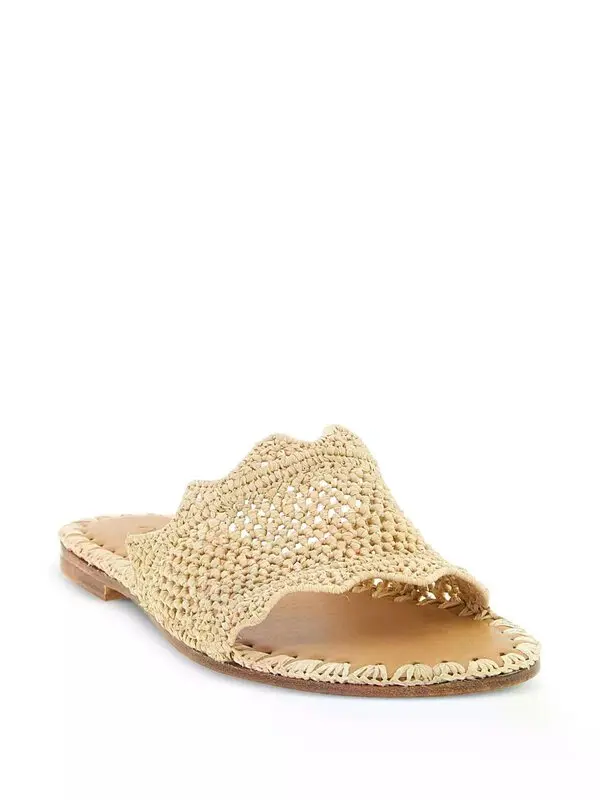 ODISSI Lucia Woven Raffia Sandals