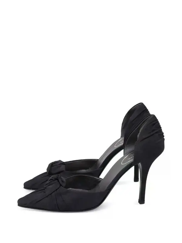 Prada Twisted-bow D'orsay Heeled Pumps