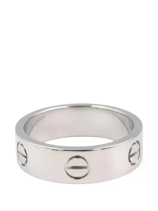 CARTIER Love Screw-motif Ring - Silver