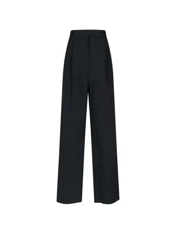 THE FRANKIE SHOP Bea Pleated Trousers - Black