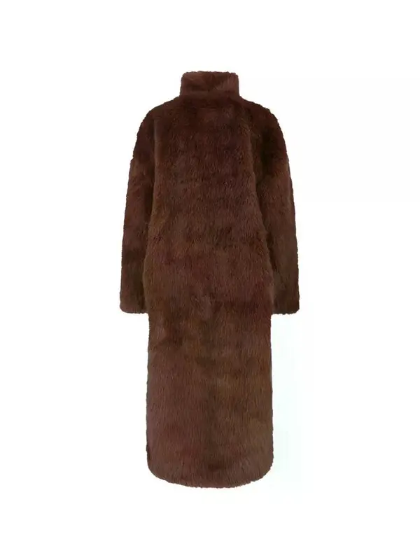 THE FRANKIE SHOP Ravello Faux-fur Coat - Brown