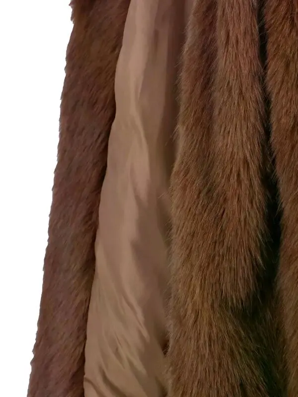 THE FRANKIE SHOP Ravello Faux-fur Coat - Brown