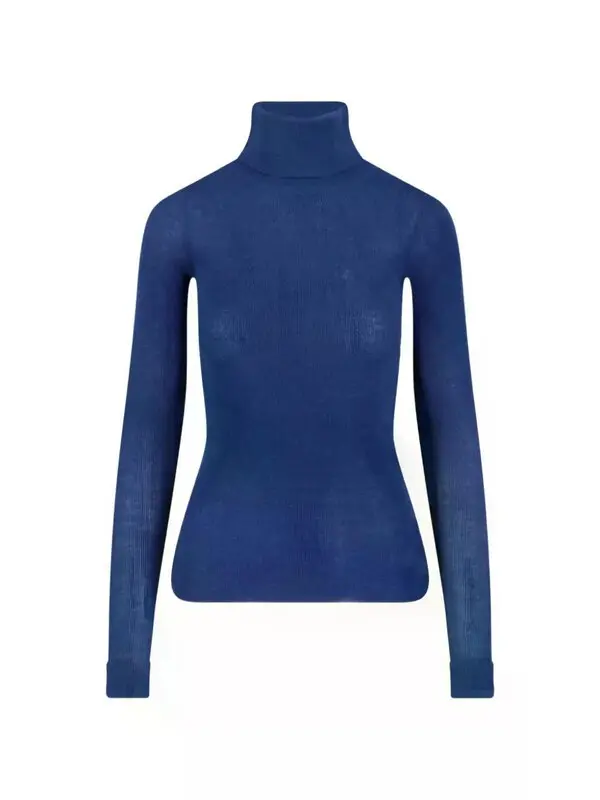 THE FRANKIE SHOP Utica Roll-neck Sweater - Blue