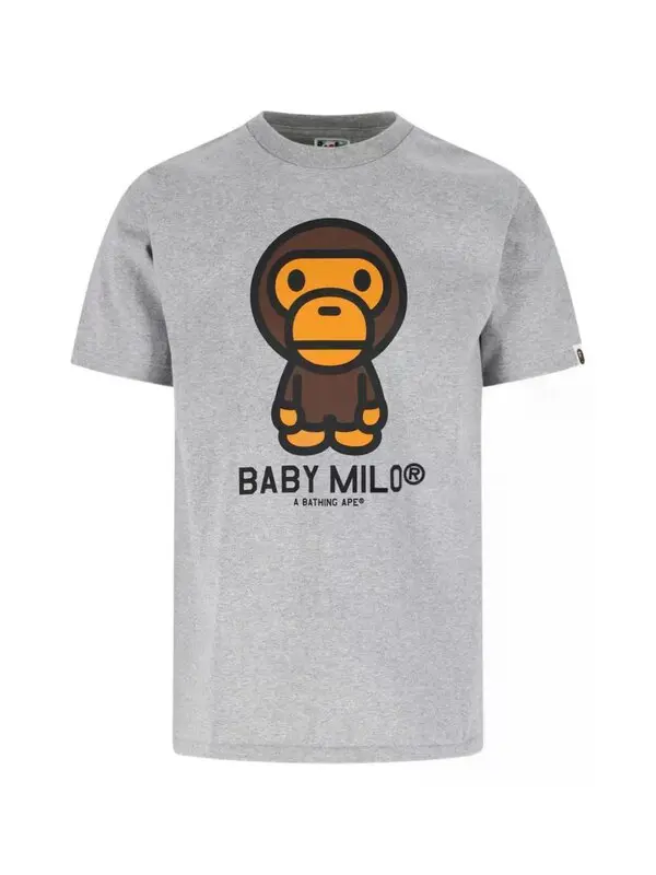 A BATHING APE Baby Milo T-shirt - Grey