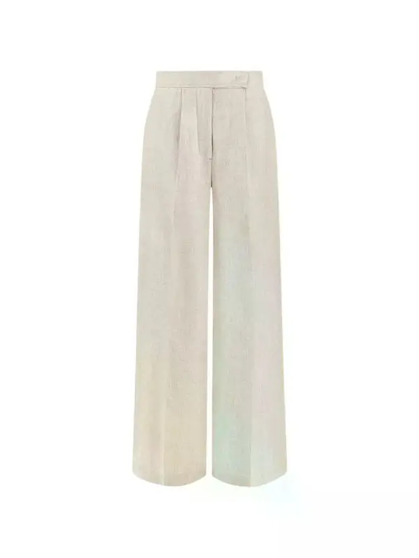 Paul & Shark Pleated Wide-leg Trousers