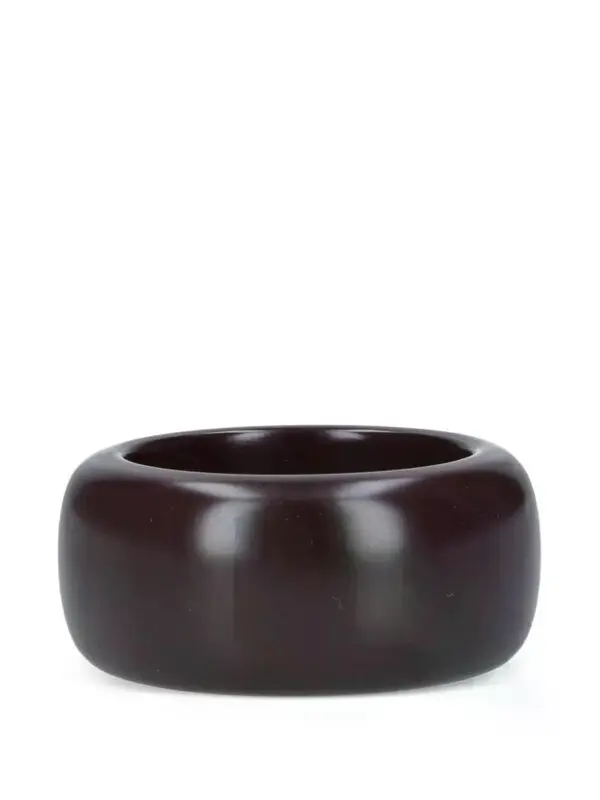 THE FRANKIE SHOP Matte Bangle Bracelet - Brown