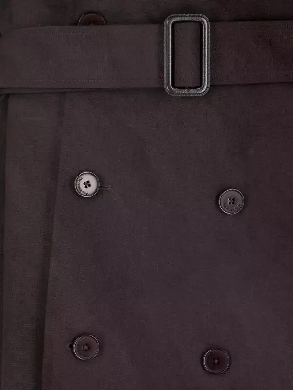 THE FRANKIE SHOP Dursley Double-breasted Trench Coat - Brown