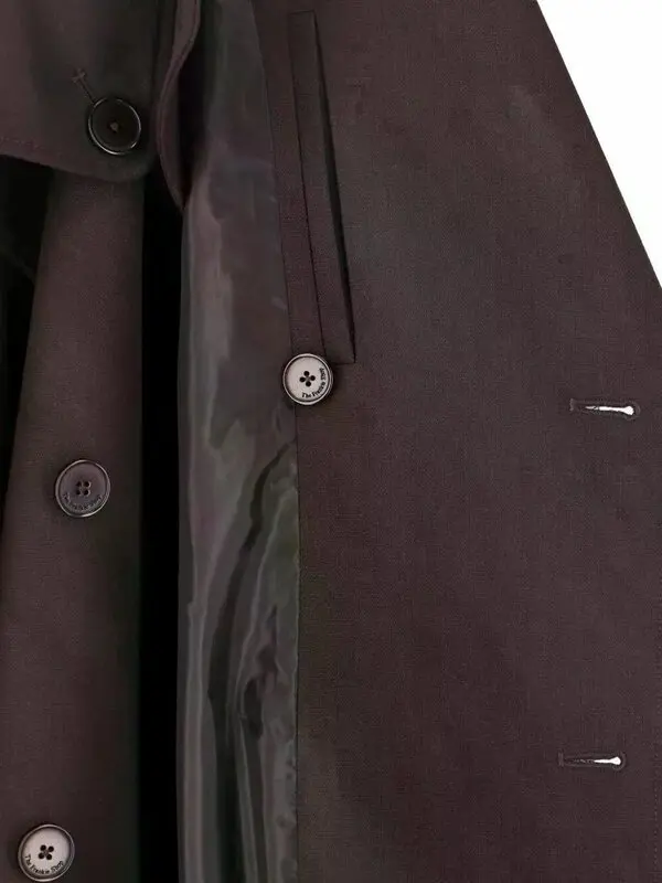THE FRANKIE SHOP Dursley Double-breasted Trench Coat - Brown