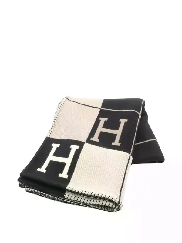 Hermès 2010s Avalon 3 Blanket - Black