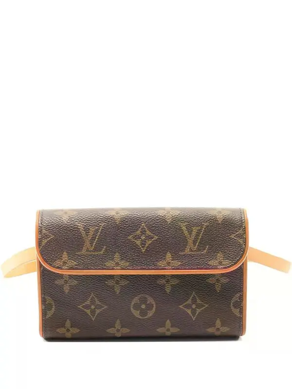 LOUIS VUITTON 2002 Pochette Florentine Belt Bag - Brown