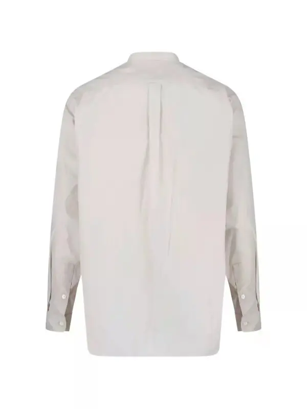 KAPTAIN SUNSHINE Band-collar Cotton Shirt