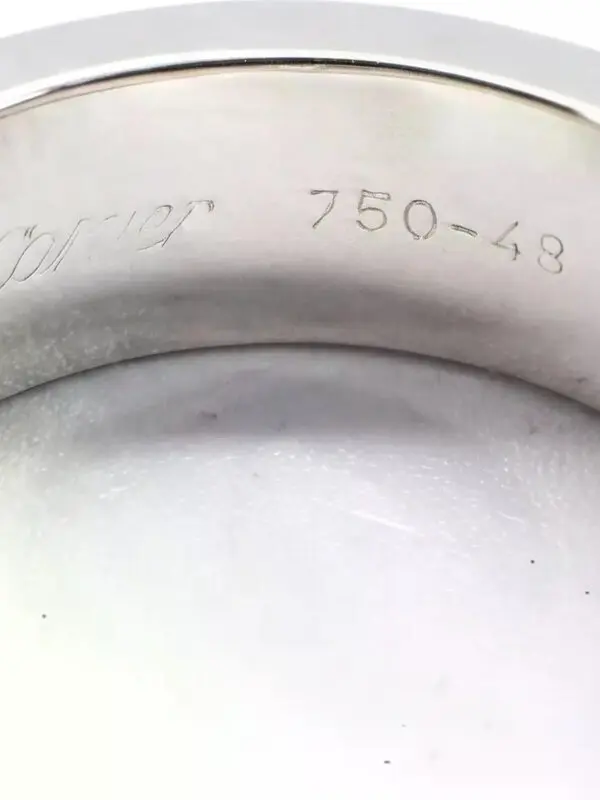 Cartier 2010s Love Diamond Ring - Silver